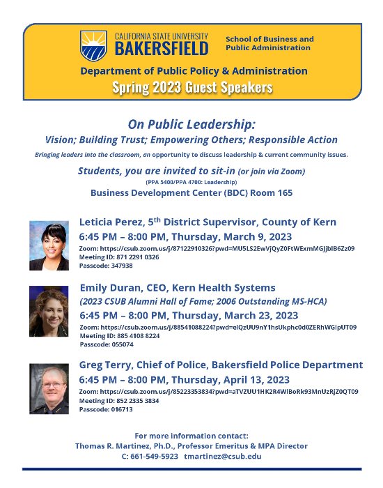 Events | California State University, Bakersfield