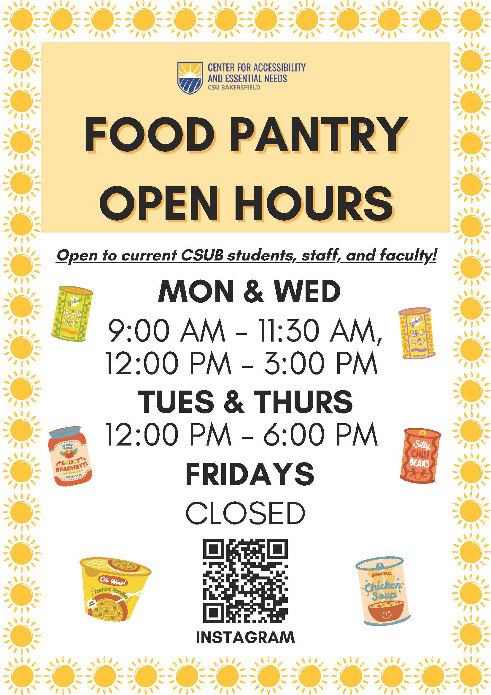 Food Security Resources | California State University, Bakersfield