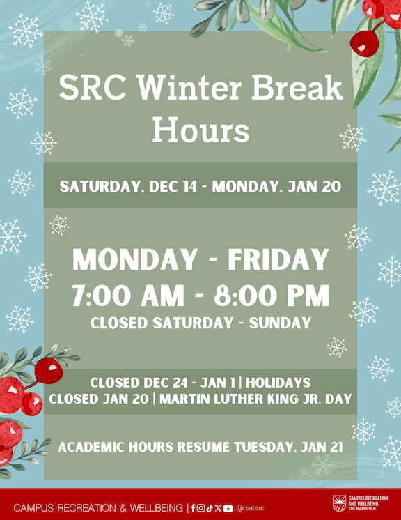 Campus Recreation and Wellbeing | California State University, Bakersfield