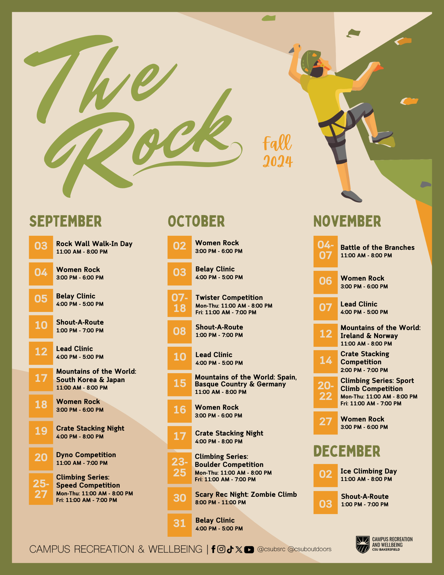 Welcome to The Rock! | California State University, Bakersfield