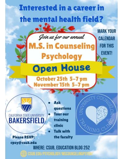 M.S. in Counseling Psychology | California State University, Bakersfield